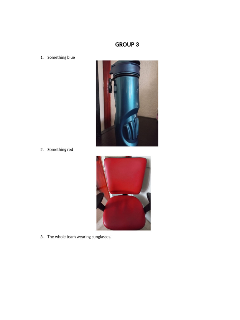 Colorful Team Activities List | PDF