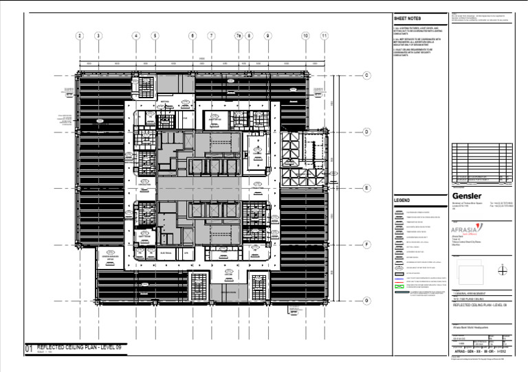 I-1512 - Reflected Ceiling Plan - Level 09 | PDF | Ceiling