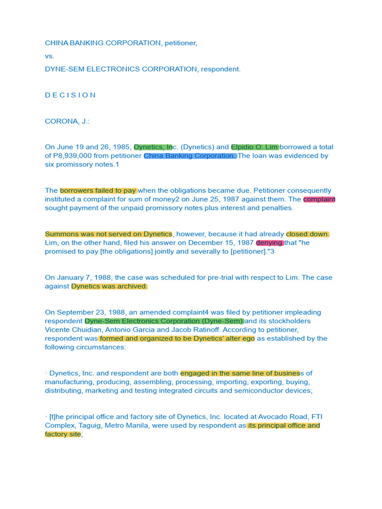 6 Chinabank v Dyne Sem | PDF | Appellate Court | Appeal