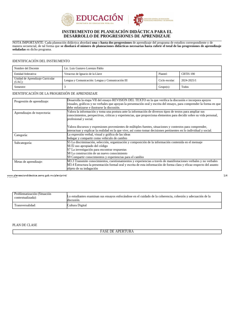 Progresion 13 | PDF | Aprendizaje | Evaluación