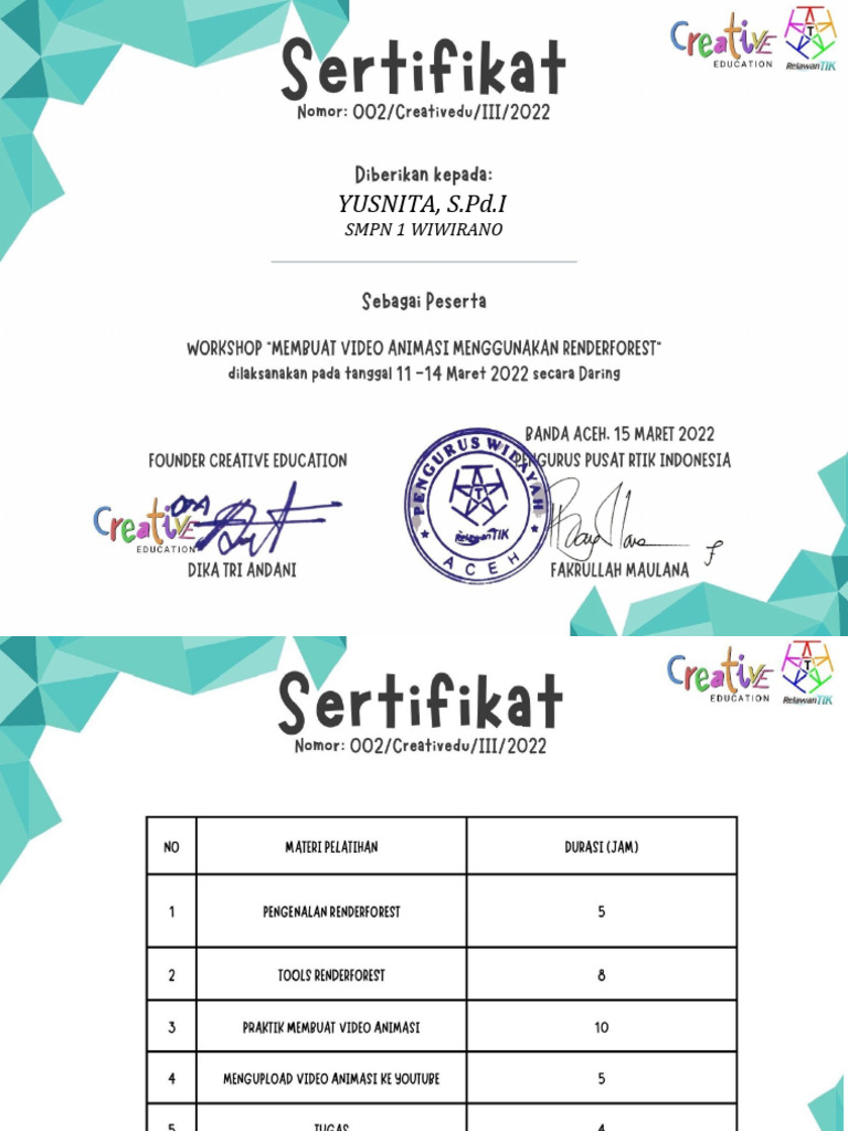 YUSNITA, S.Pd.I | PDF