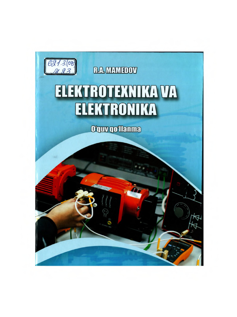 Elektr Izolyatsiya Va Kabel Texnikasi. | PDF