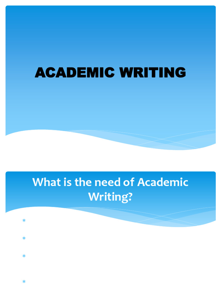 Academic Writing | PDF | Apa Style | Citation