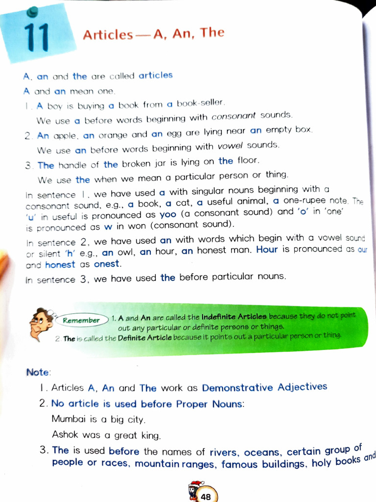 Understanding Articles A An The Pdf Language Families Morphology
