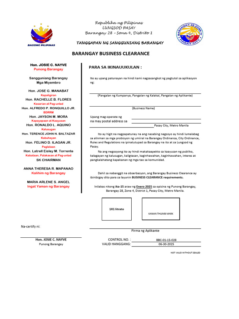 CHARTER SAMPLE FORMS-business | PDF