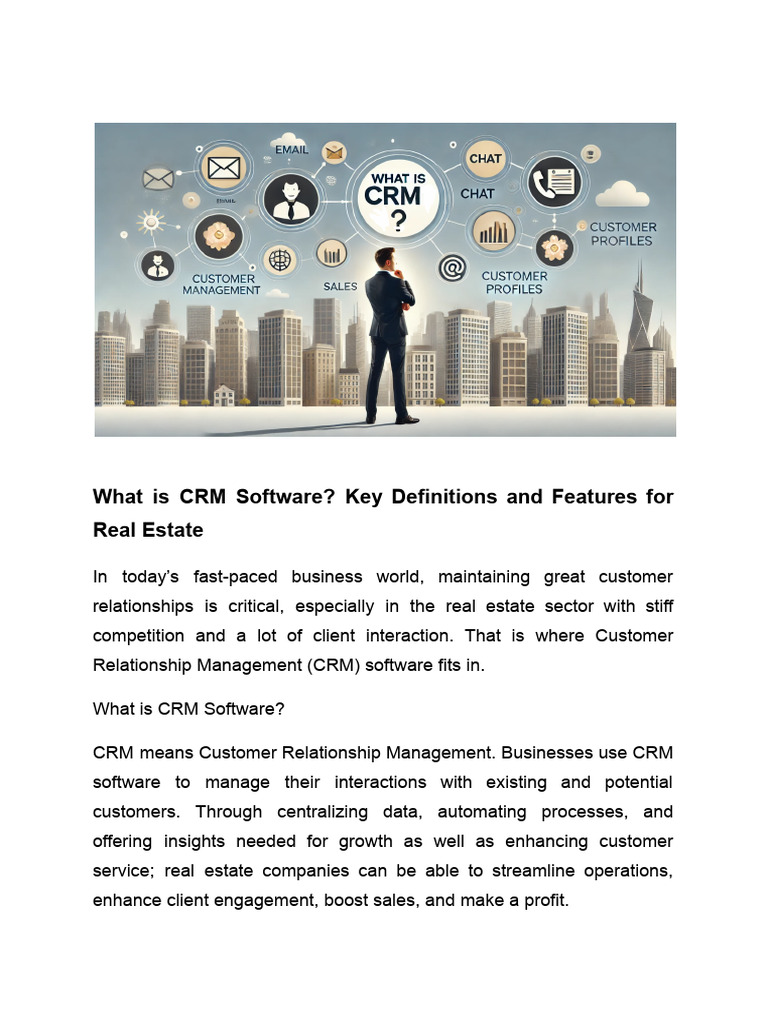 What is CRM Software_ Key Definitions and Features for Real Estate ...
