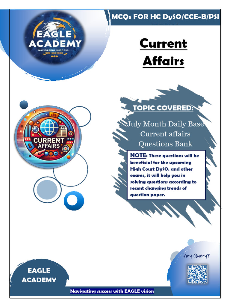 July India Bix Current Compilation | PDF