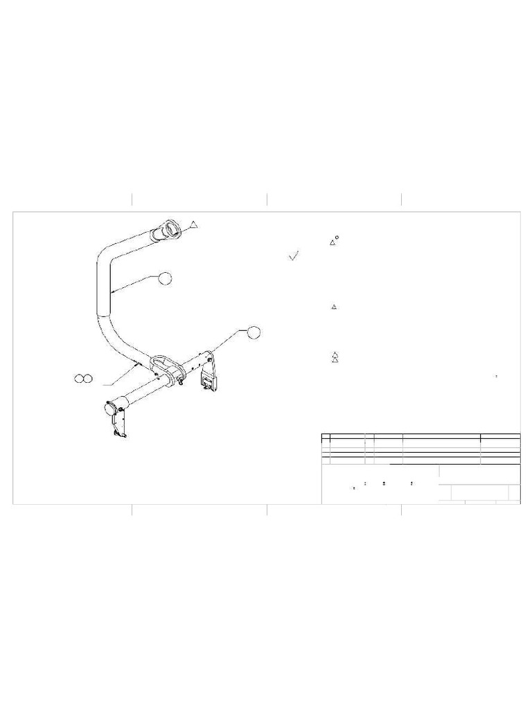Lifiting Bar Assy 2D Diagram | PDF