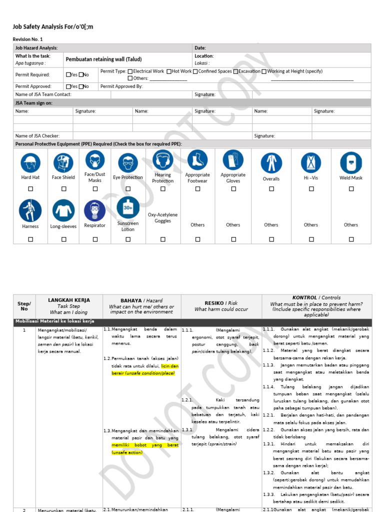 JSEA - Menyusun Pasangan Batu | PDF