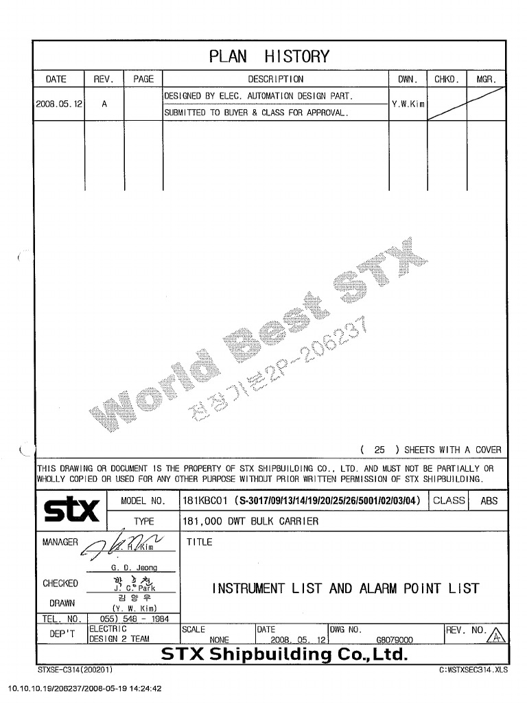Cd120-Instrument List and Alarm Point List | PDF