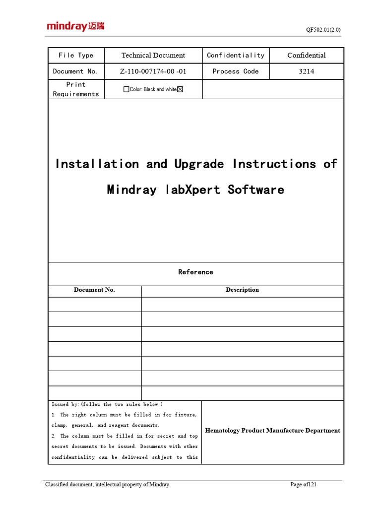 Installation and Upgrade Instructions of Mindray LabXpert Software V2.0 ...