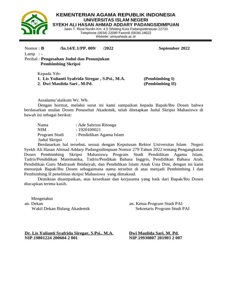 pengesahan asr | PDF