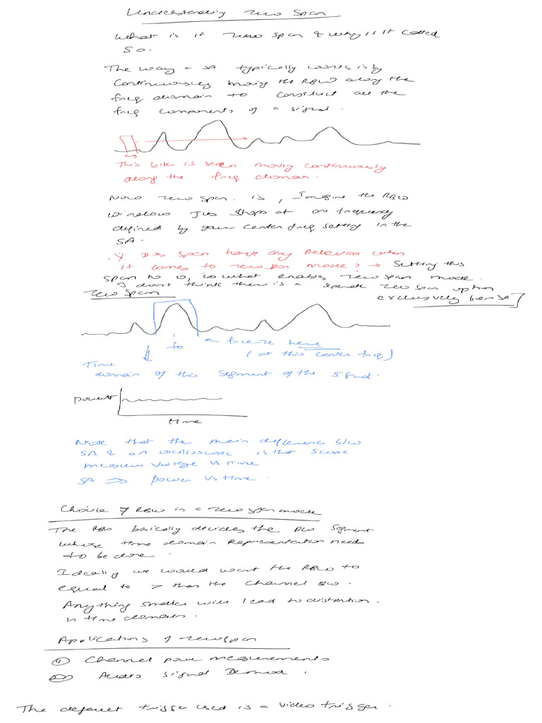 Spectrum Analyzer Zero Span | PDF