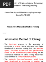 Fusing Process in Garment Industry | PDF | Lamination | Textiles