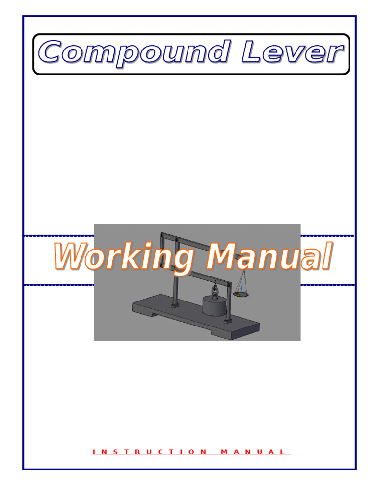 Compound Lever | PDF