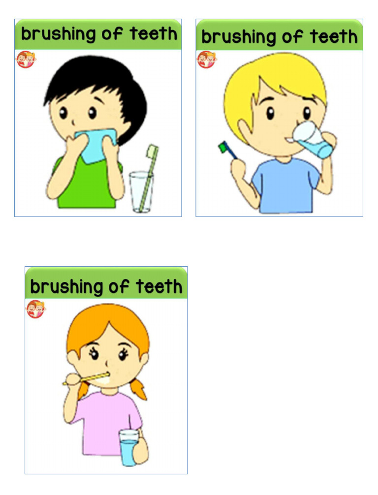 Sequencing Brushing Teeth - Week9 | PDF