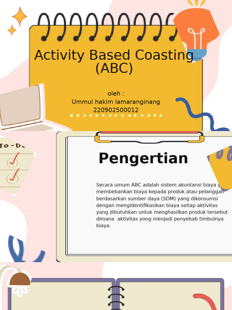 Panduan Activity Based Costing (ABC) | PDF