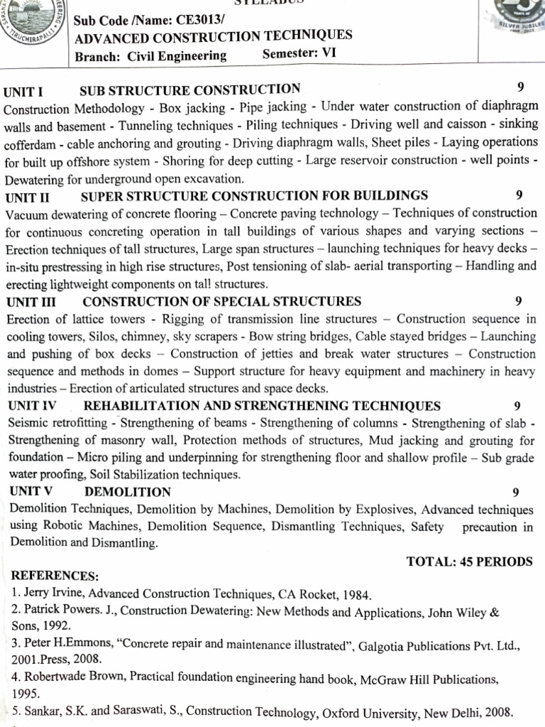 ACT Unit 1 Full Notes | PDF | Deep Foundation | Dam