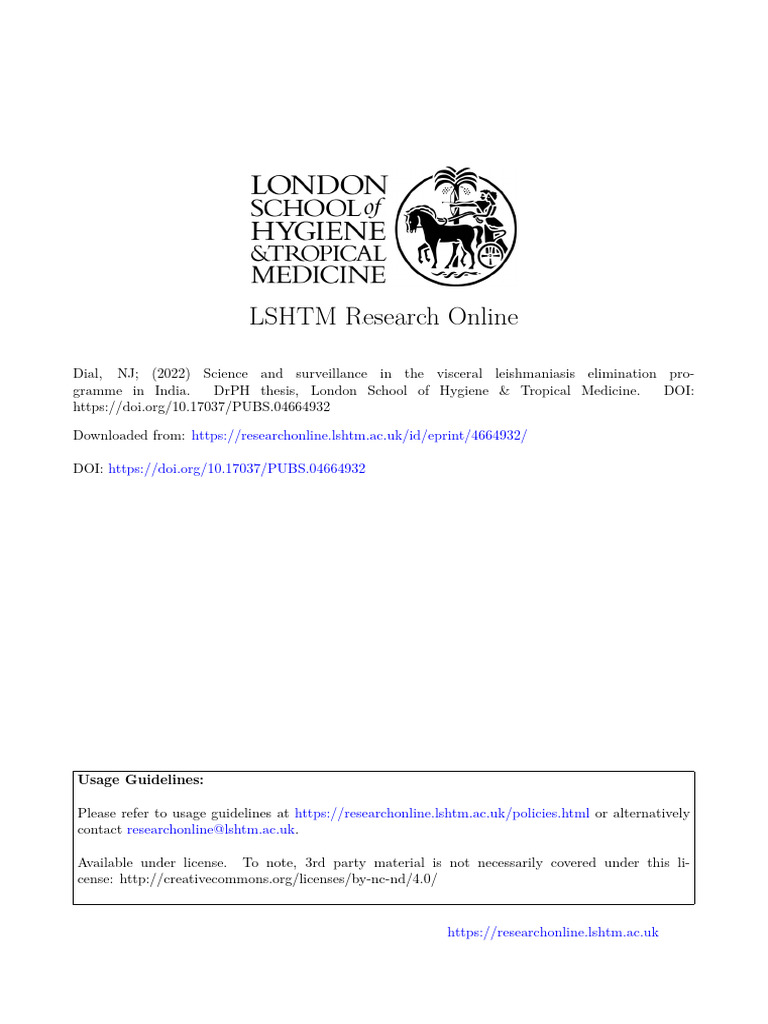 2021_PHP_DrPH_Dial_N | PDF | Infection | Health Sciences