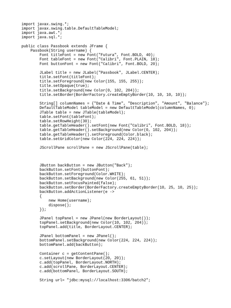 passbook2 | PDF | Data Management Software | Databases