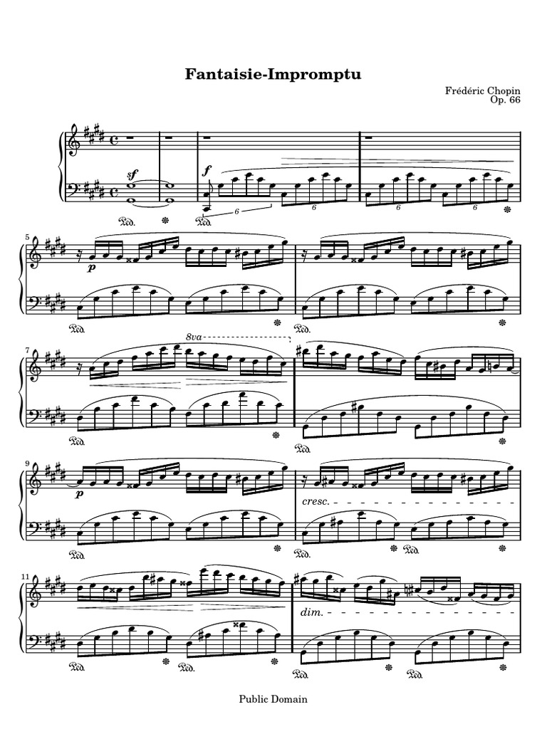 Fantaisie Impromptu | PDF