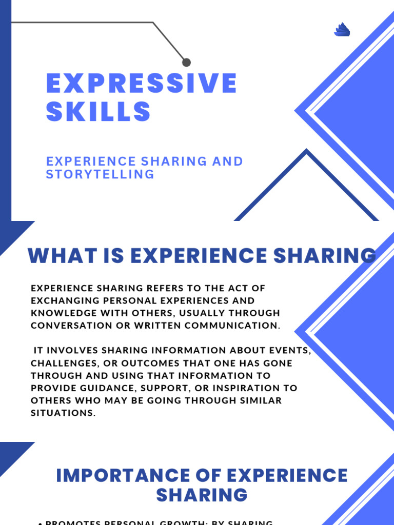 Expressive Skills Presentation | PDF | Experience | Knowledge