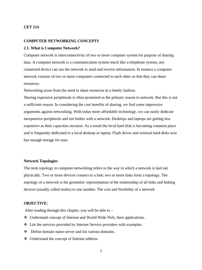 Computer Networking Cet 114 | PDF | Domain Name System | File Transfer Protocol