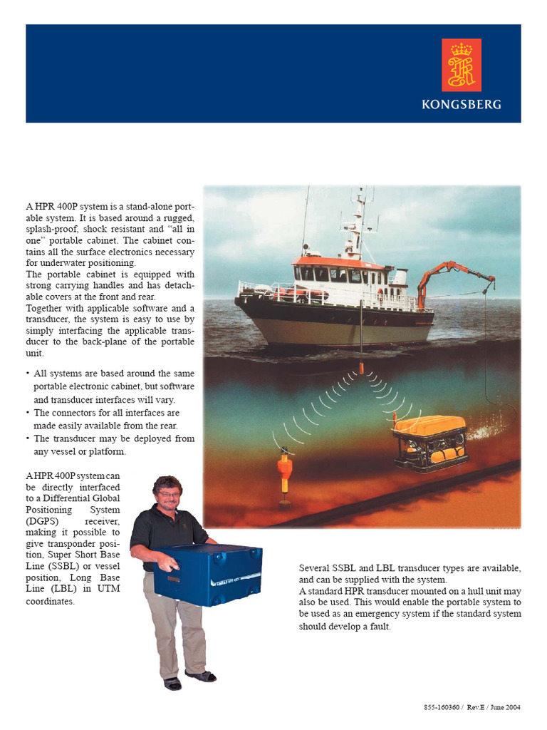 Portable Hydroacoustic Positioning System | PDF | Signal To Noise Ratio ...