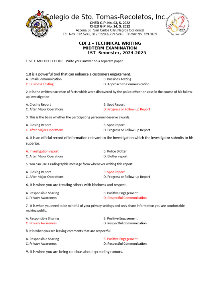 Cdi 1 Midterm Exam | PDF | Social Media | Popular Culture & Media Studies