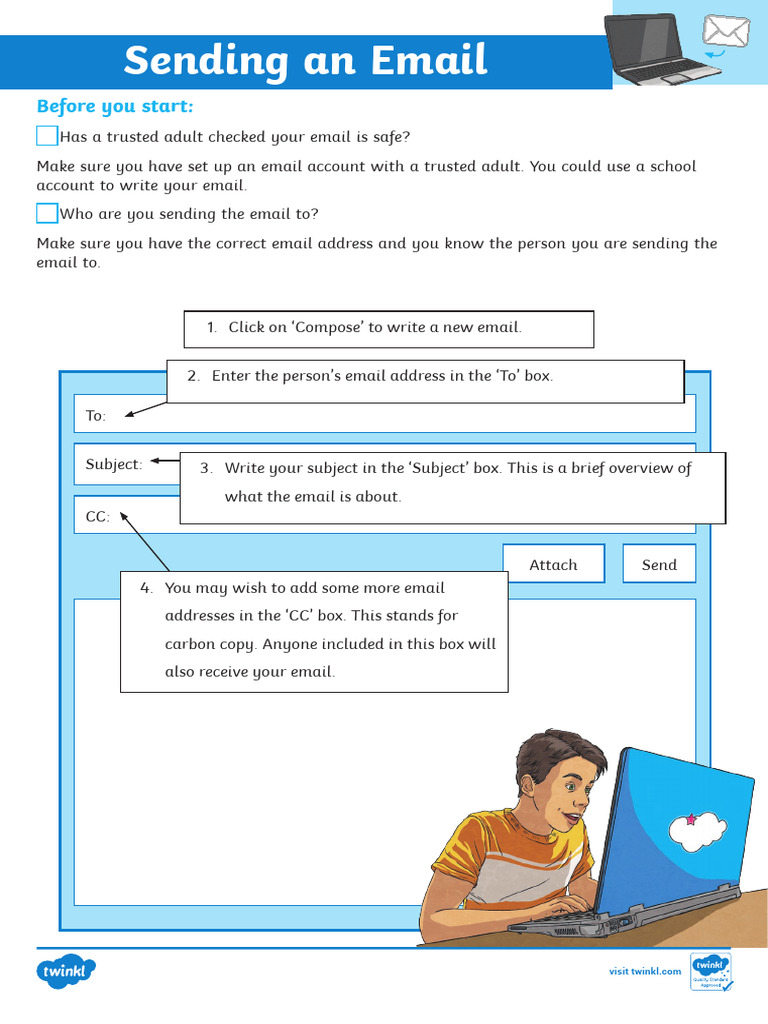 Step-by-Step Guide to Sending Emails | PDF