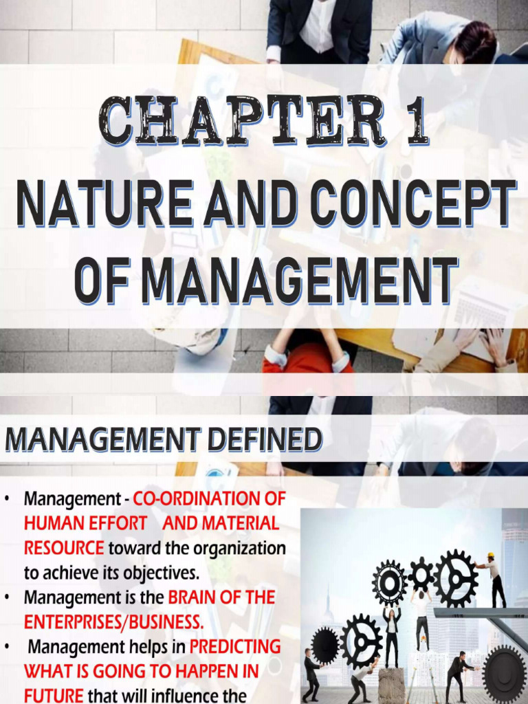 L1 Nature and of Management | PDF