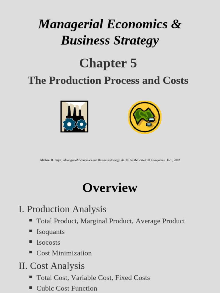 Week 05 Chapter05 | PDF | Long Run And Short Run | Production Function