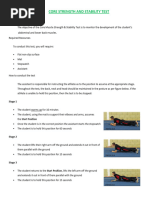 Wall Sit Test | PDF | Musculoskeletal System