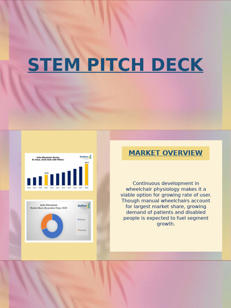 Stem Pitch Deck | PDF | Wheelchair | Revenue