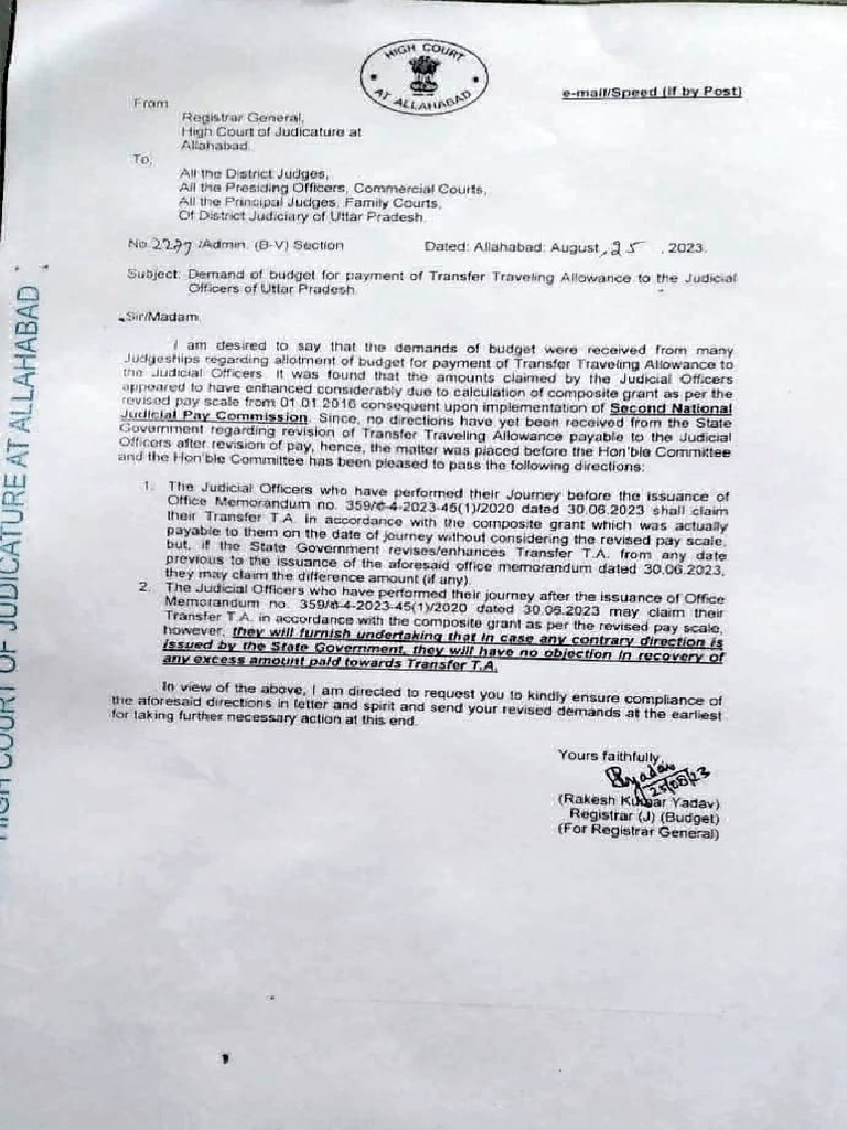 Regarding Transfer Ta of Officers | PDF | Public Law | Justice