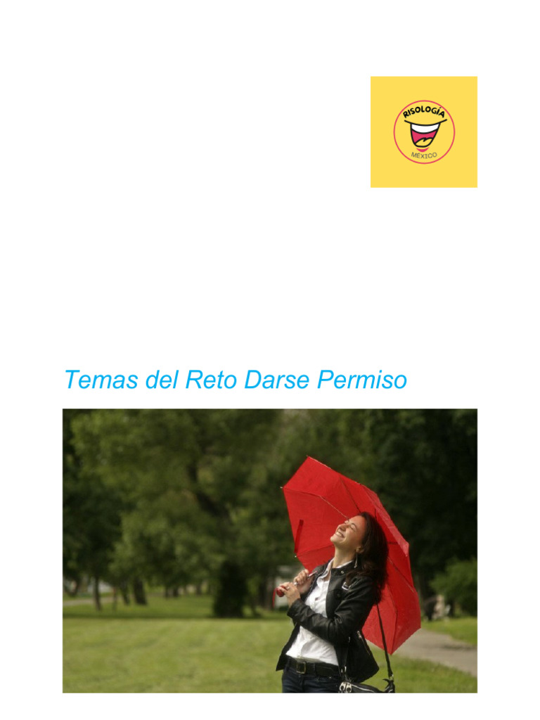 Temas del Reto Darse Permiso | PDF