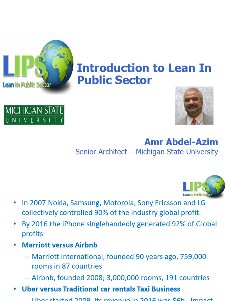 Introduction To Lean in Public Sector | PDF