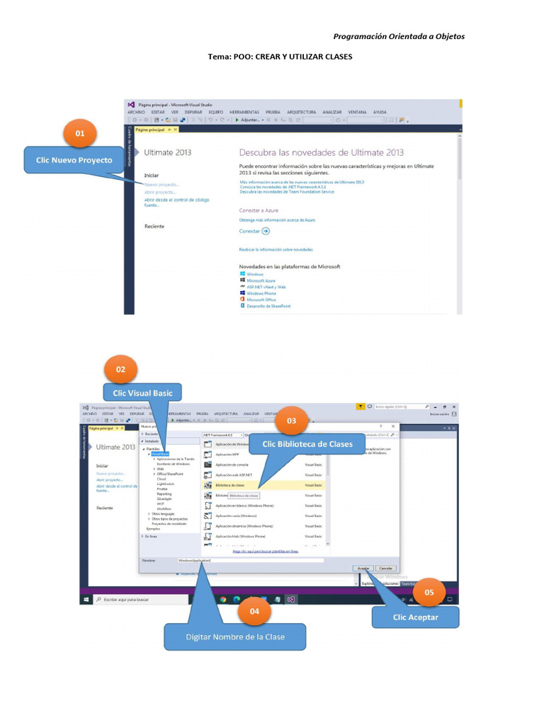 Poo Crear y Utilizar Clases | PDF