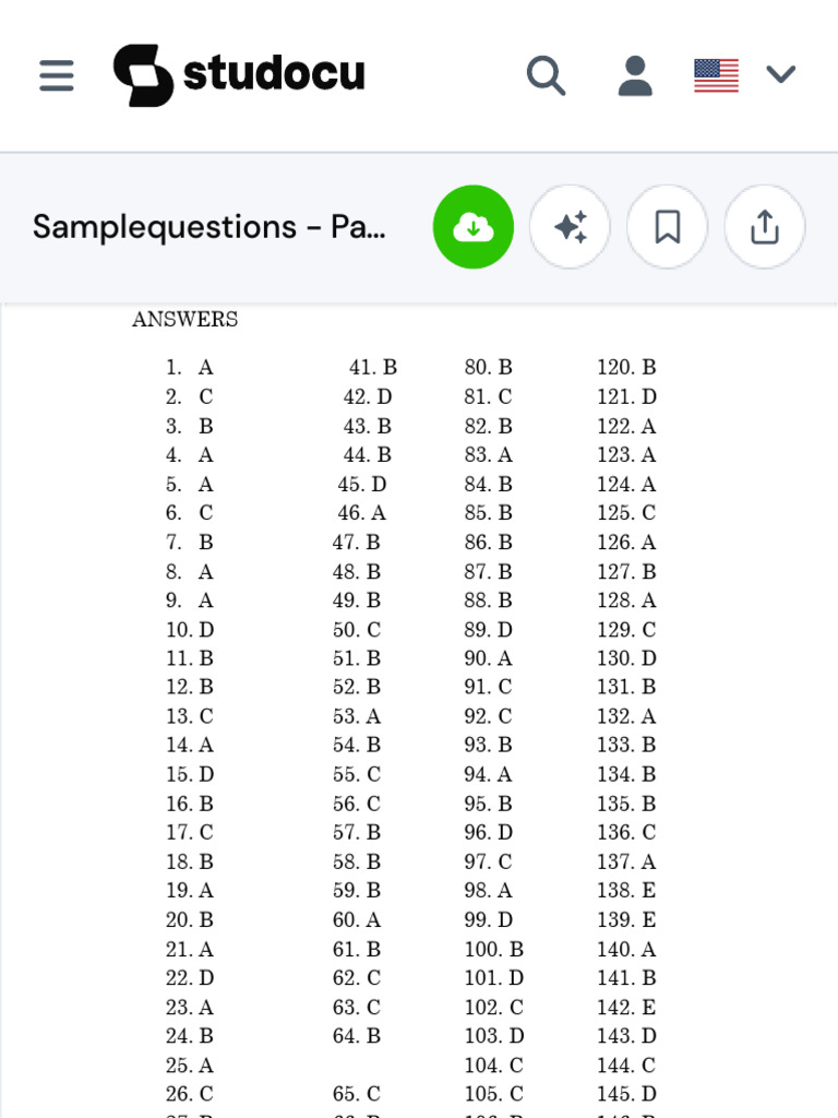 UI English Proficiency Test Answers | PDF