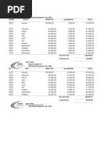 13th Month Pay Payslip Formats 2020 | PDF | Expense | Employment ...