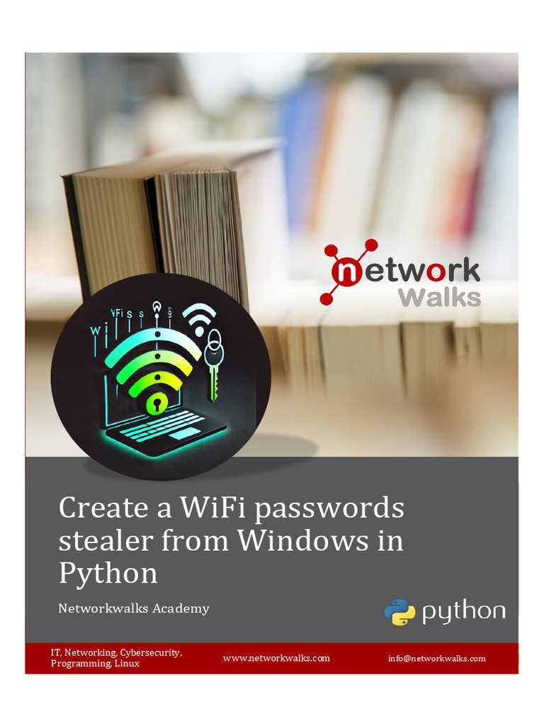 Practice Lab Wifi Passwords Stealer From Windows In Python3 V1 Pdf Python Programming