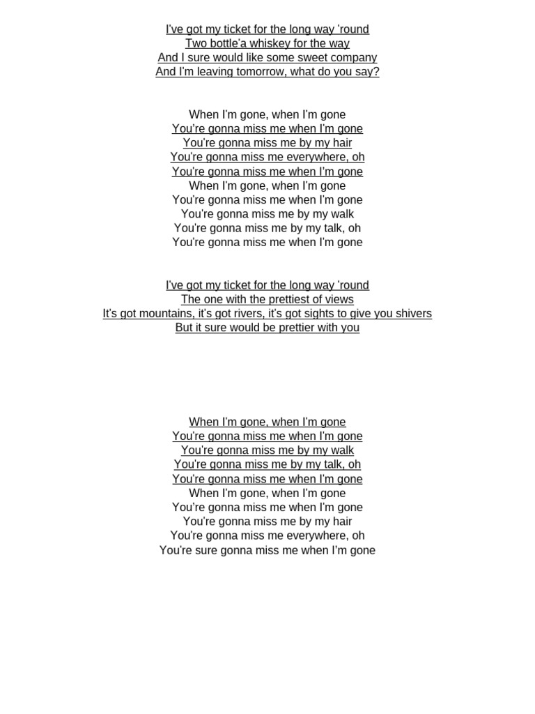 When Im Gone Myp 3 | PDF