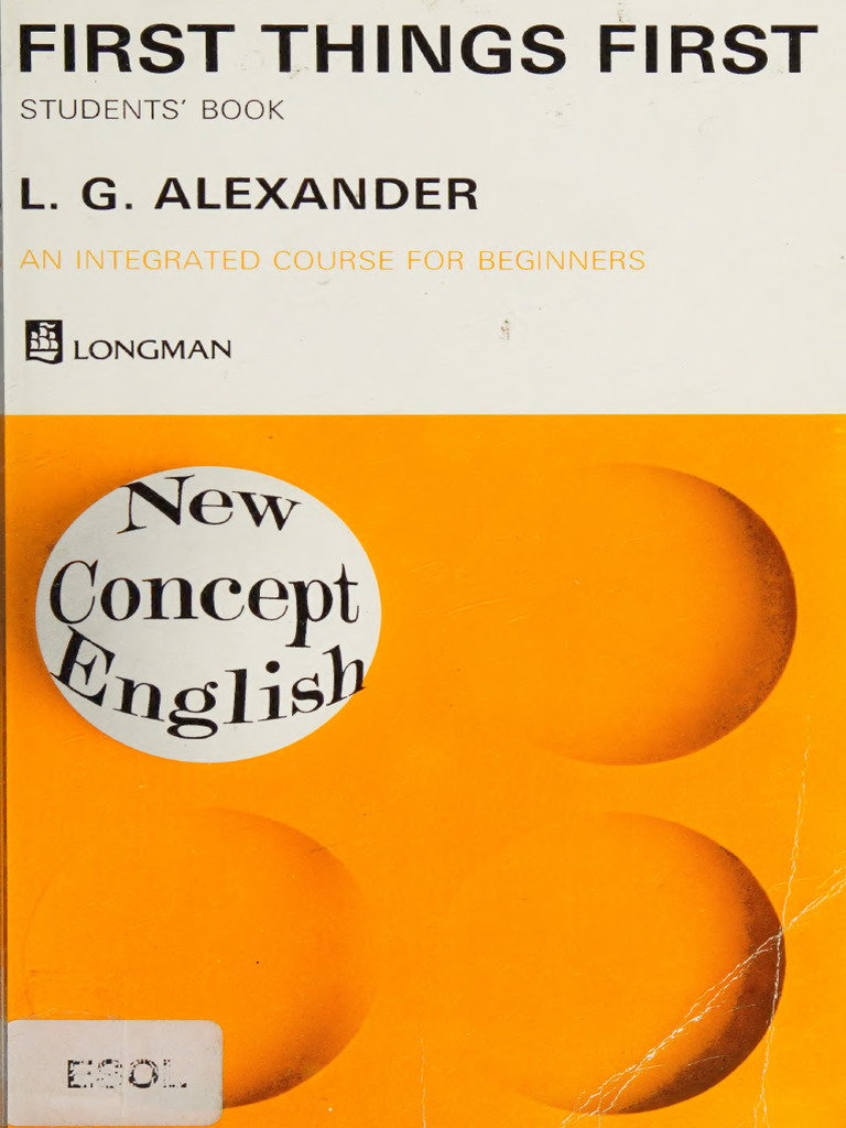 1 First Things First - Student's Book (New Concept English) | PDF