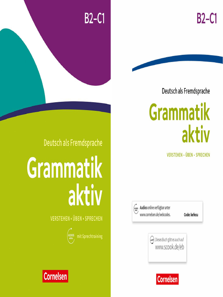 Grammatik Aktiv - B2 C1 Ueben Hoeren Sprechen - 1. - Auflage | PDF