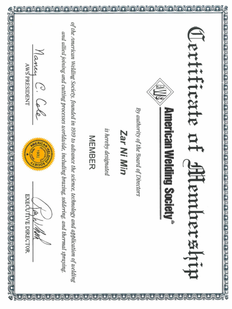 AWS Membership | PDF