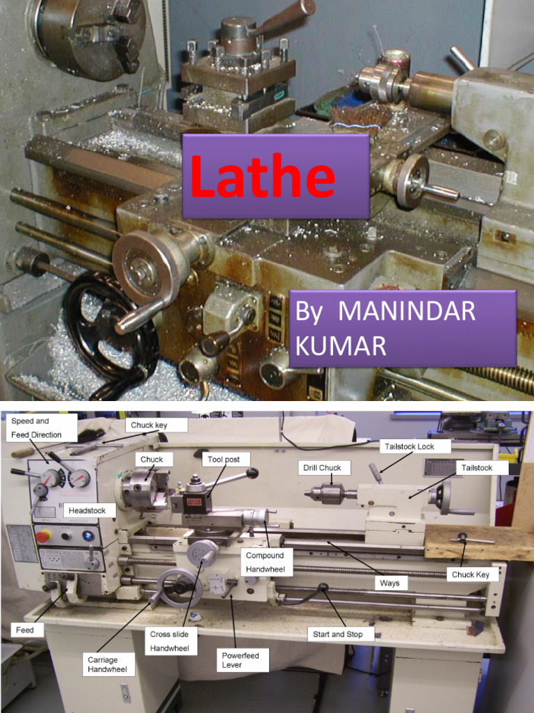 Essential Lathe Operations Explained | PDF | Drilling | Cutting Tools
