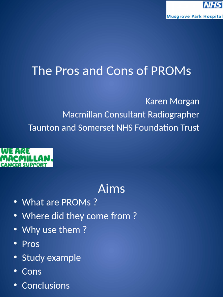 The Pros and Cons of Proms | PDF | Health Sciences | Diseases And Disorders
