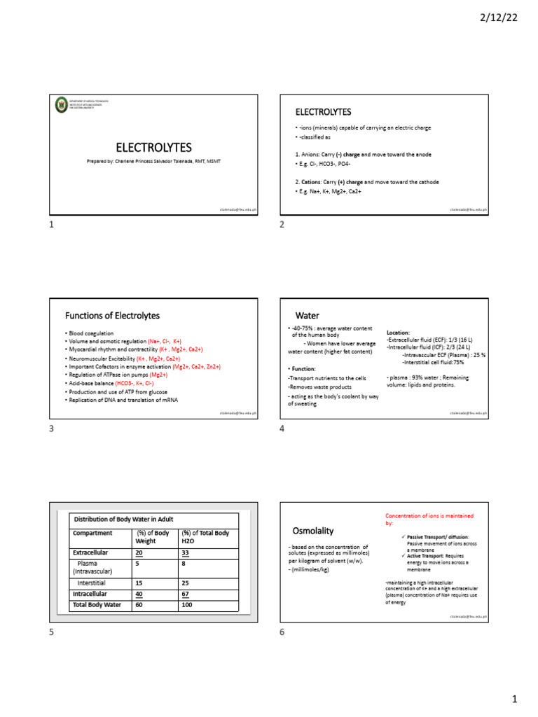 Cc2 Midterms | PDF | Calcium In Biology | Sodium