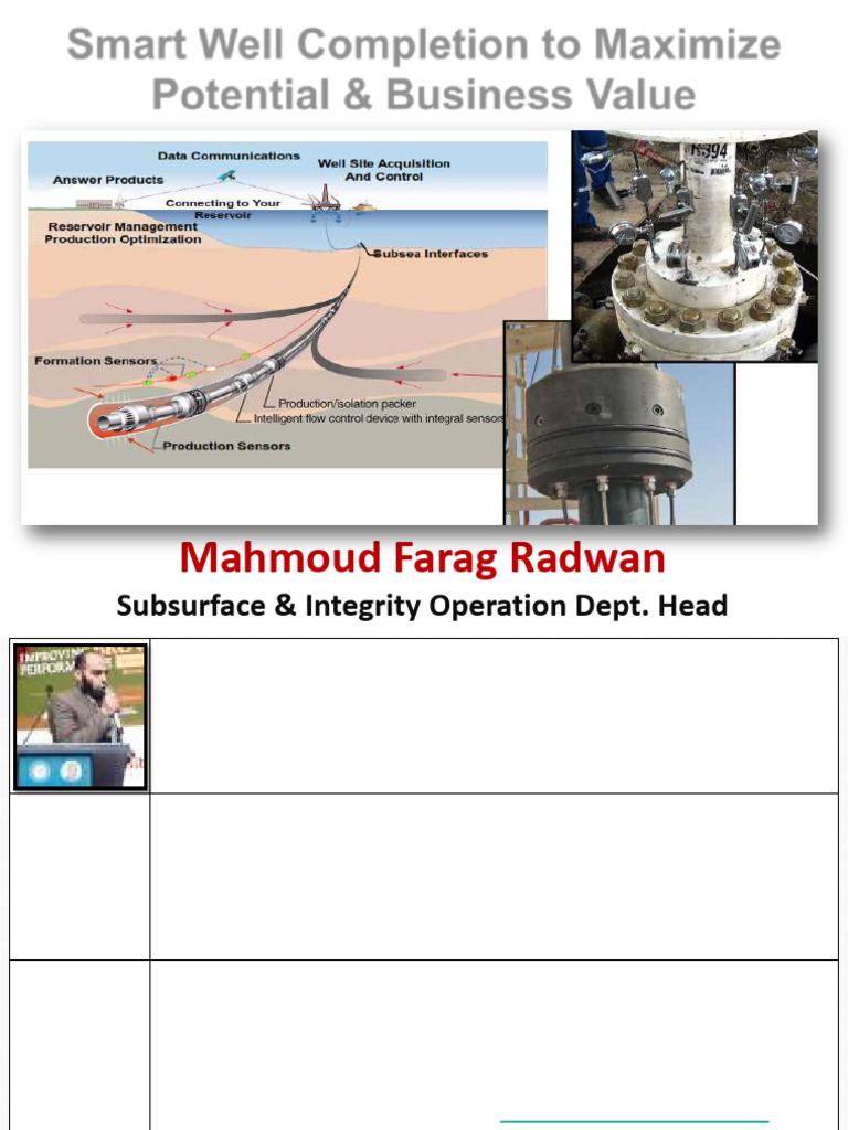 Smart Well Completion To Maximize Potential & Business | PDF ...