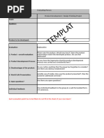 Food Taste Panel Evaluation Form 2 | PDF | Career & Growth